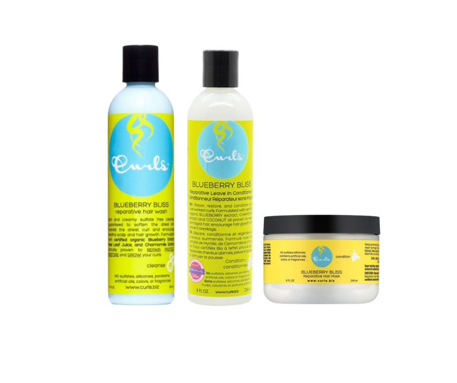 Curls Blueberry Bliss 3er Set | Conditioner | Haarpflege & Styling ...